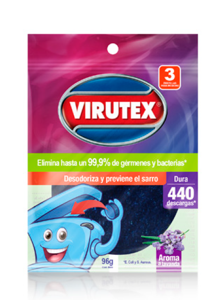 PASTILLA BAÑO X3 PINO - LAVANDA - VIRUTEX